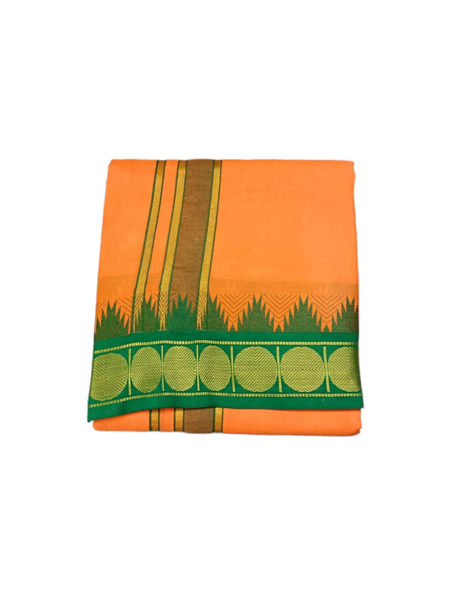 EXD726 Men's Traditional Jacquard Cotton Color Dhoti With Polyester To ...